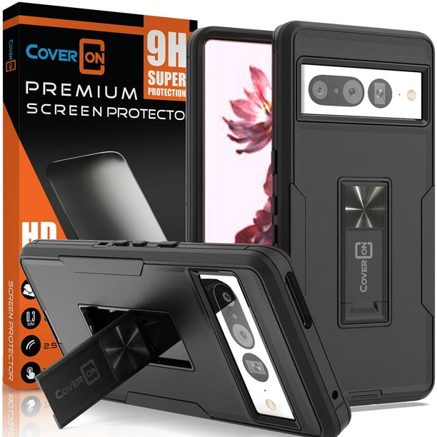 CoverON For Google Pixel 7 Pro Case and Screen Protector Tempered Glass ...