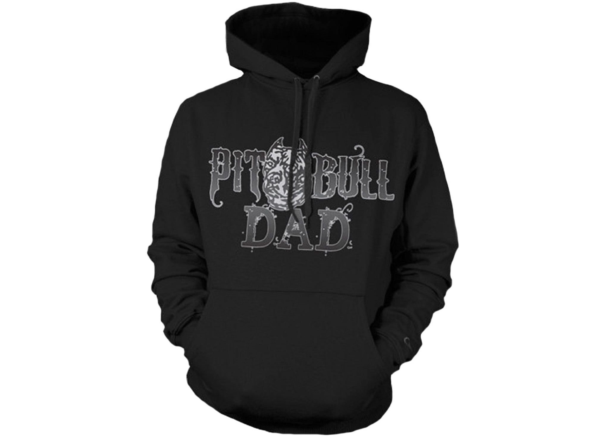 Pit Bull Dad Hoodie, Mens Hoodie Pitbull Gift, Pitbull, Accessories ...