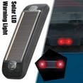 LS Mini LED Solar Powered Car Dummy Alarm Stimulated Theft Flashing ...