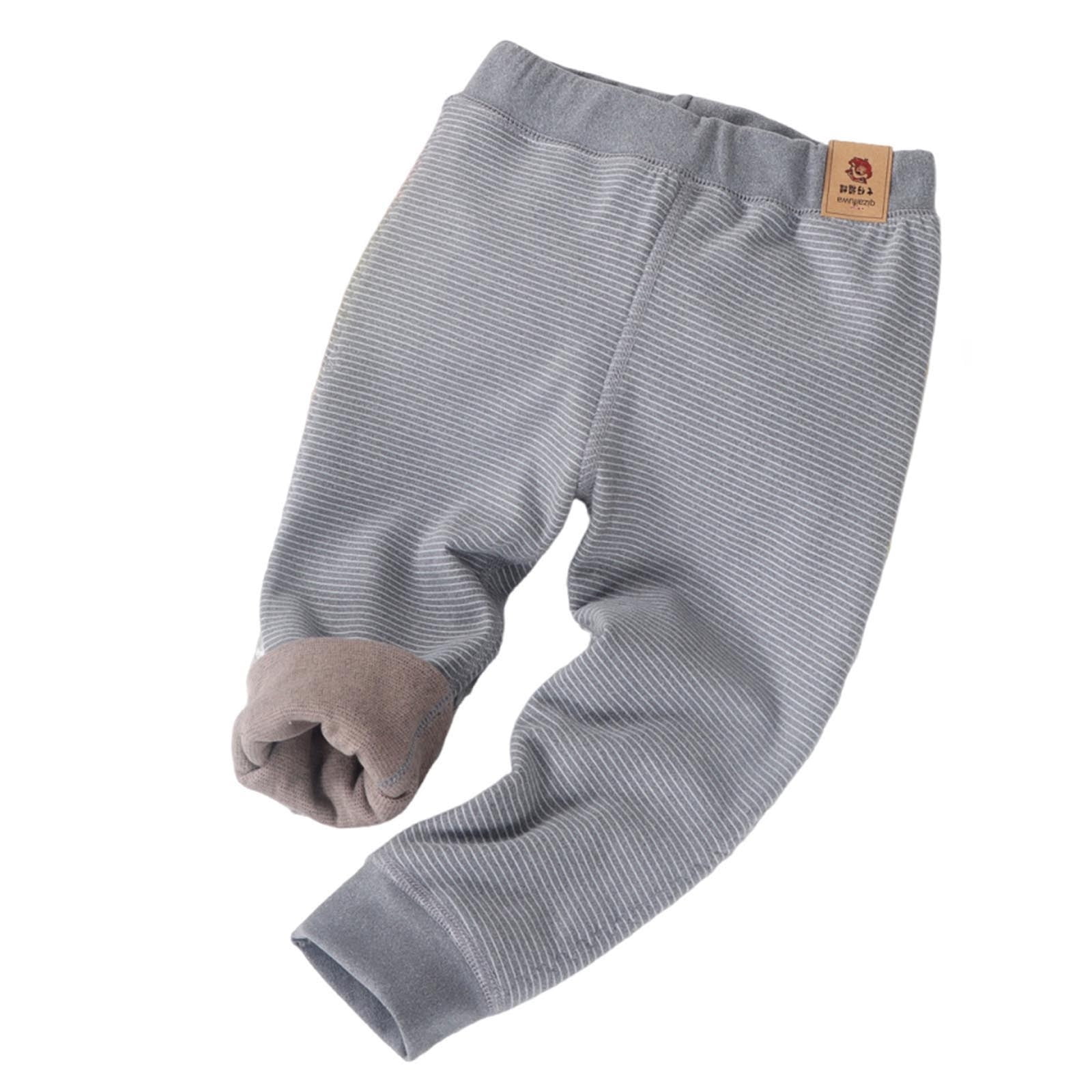 Click here for Mgmyaa Kids Double-Layer Fleece Thermal Pants For... prices