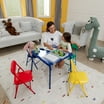 Homy Casa Folding Play Table Set with 4 Chairs, Ideal for Toddler ...