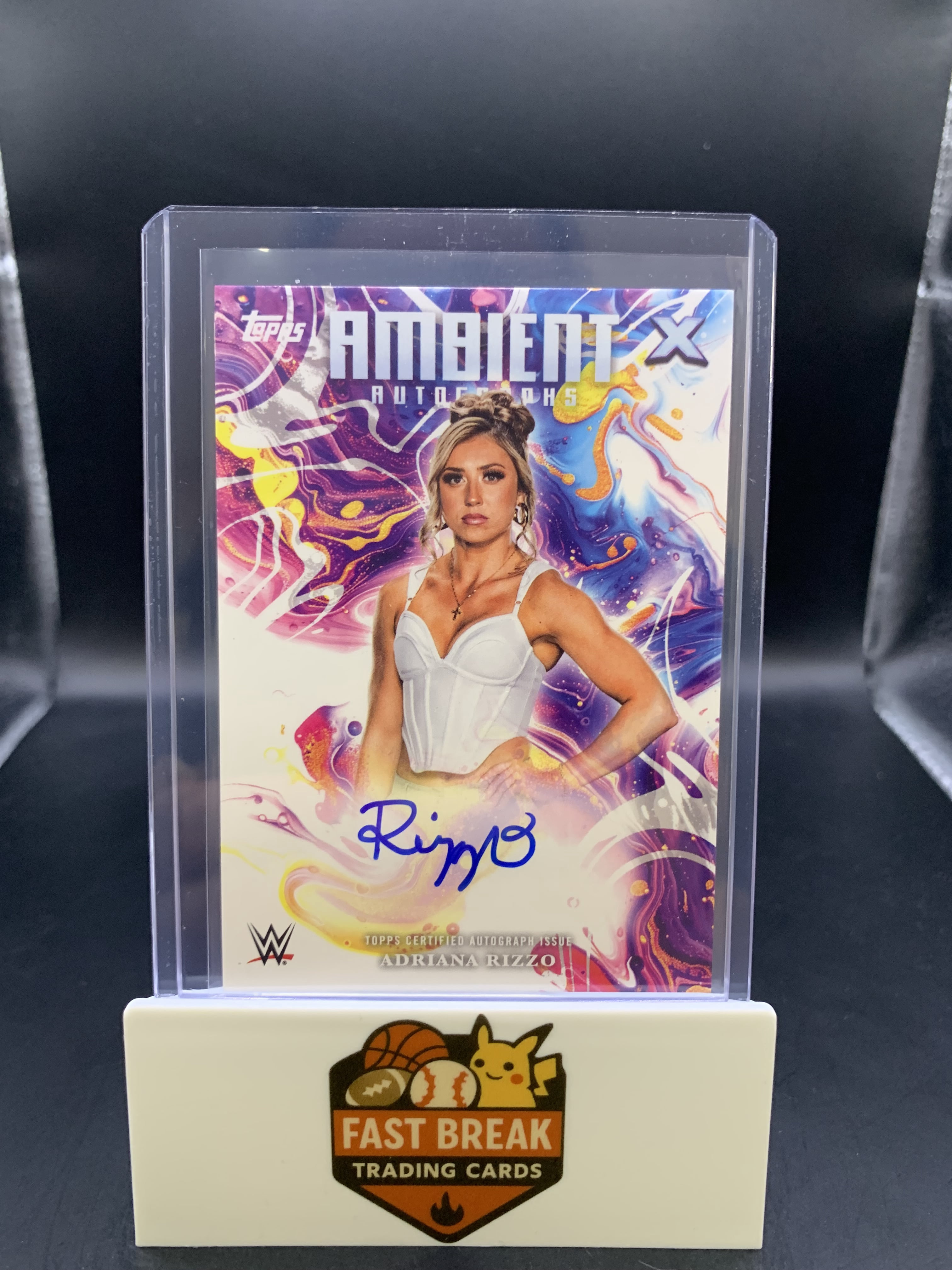 2025 Topps Exalted WWE Ambient Autographs Adriana Rizzo #APA-ADR ...