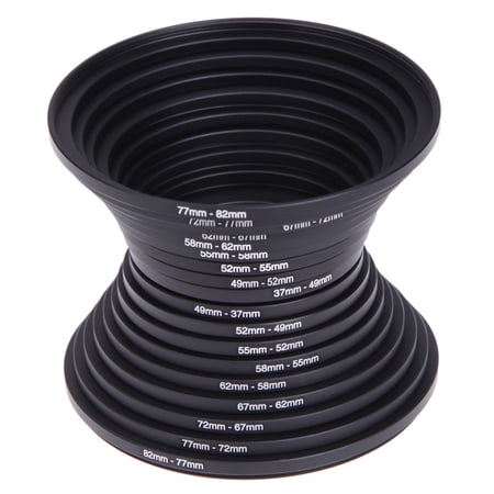 IUYYPU 18Pcs Camera Filter Adapter Set Lens 37-82mm Step Up Down ...