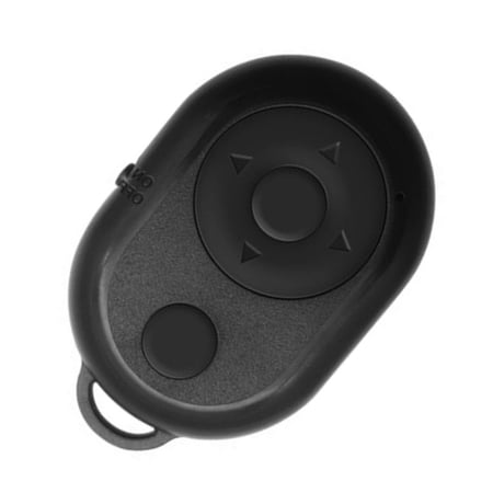 Bluetooth Camera Shutter Remote 30ft Range Accessories Black | Walmart ...