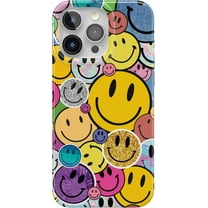 Casely iPhone 15 Pro Max Case | All Smiles | Smiley Face Sticker ...
