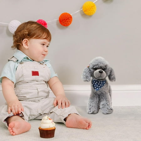 Imitation Dog Plush Toy Teddy Dog Doll Puppy Gift Doll 30cm , Gifts For ...
