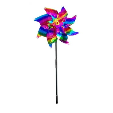 15 Inch Multi Colored Yard Pinwheel - Walmart.com