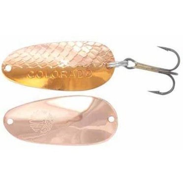 Thomas Cyclone Wobbler Spoon Freshwater Fishing Lure, Gold/Red, 1 1/2 ...