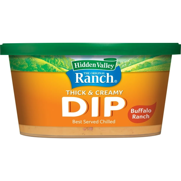 Hidden Valley Ready-to-Eat Dip, Buffalo Ranch - 10 Ounces - Walmart.com