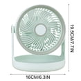 3 Speed Desktop Fan, Home Office 3 Speed Adjustable Silent Desktop Fan ...