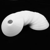 50 Pieces Sport Soccer Mini Disc Cones Football Agility - White ...