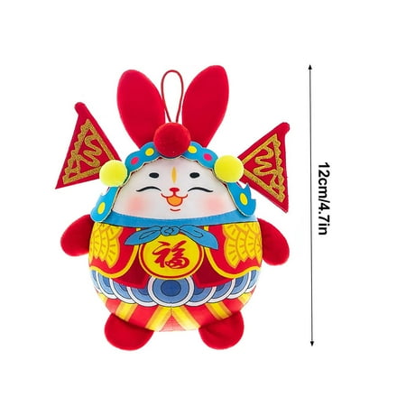 Rabbit Stuffed Animals Plush Toy Zodiac Bunny Ornament | Walmart Canada