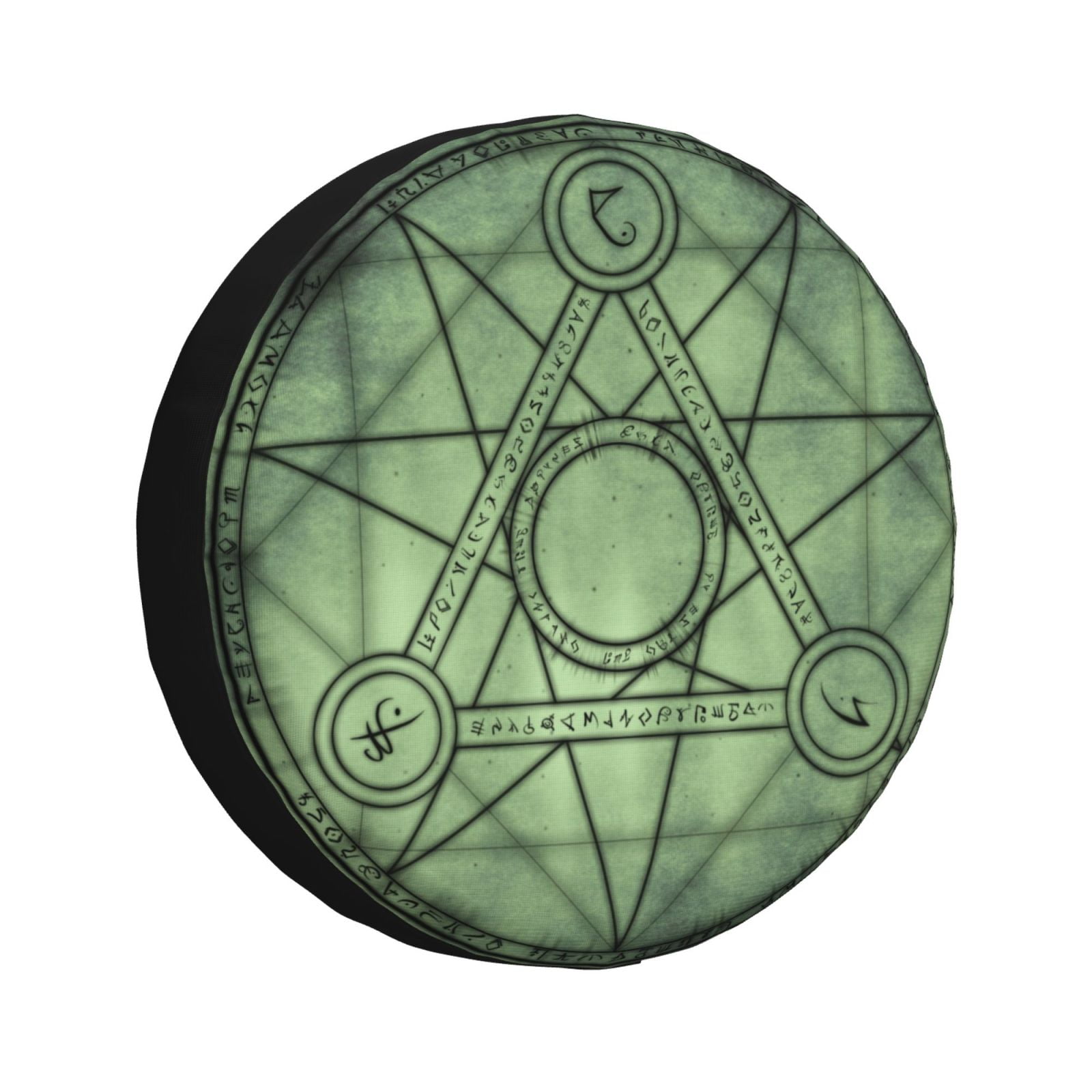 DouZhe Waterproof Spare Tire Cover, Ancient Spiritual Rune Prints ...