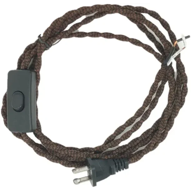 Vintage style antique lamp cord. 8 Feet with switch - Walmart.com