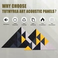 Free Shipping! Caltero 41 Pack Self-Adhesive Triangular Acoustic Panels,88''X35''Sound Absorbing ...