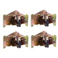 4Pcs 90 Degrees Folding Table Chair Leg Brackets Hinge Self-Lock ...