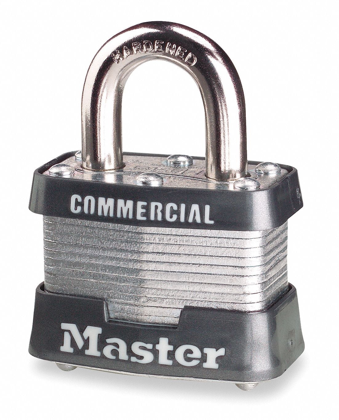 Master Lock Keyed Padlock, 5/8 in,Rectangle,Silver 3KA - Walmart.com