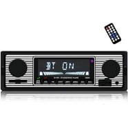 PYLE PLR14MPF - In-Dash AM/FM-MPX MP3 Shaft Style Dual Knob Radio w/USB ...
