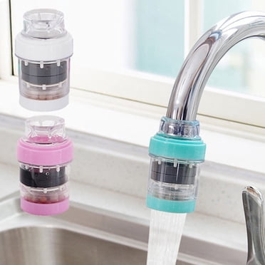 5-Layer Faucet Water Filter Purifier - Food Grade Rubber, Zeolite ...