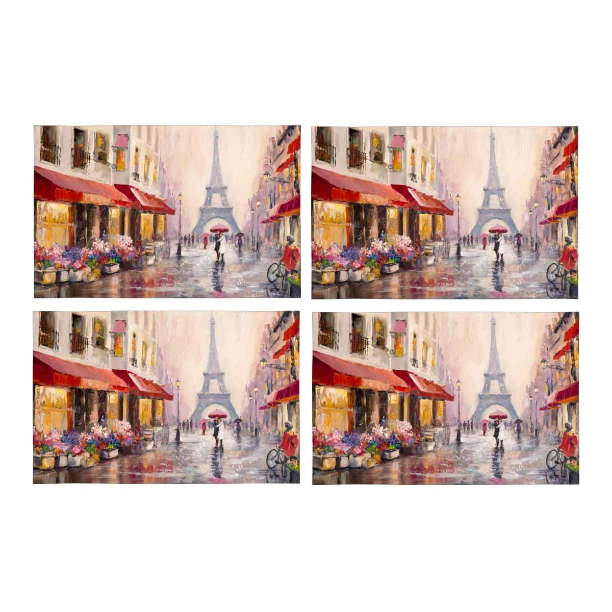 MKHERT Modern Art A Pair of Lovers in France Paris Eiffel Tower ...