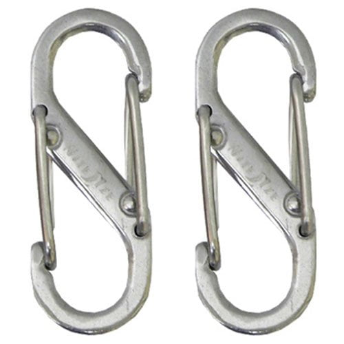 Nite Ize Size-0.5 S-Biner Dual Spring Gate Carabiner, Stainless, 2-Pack ...