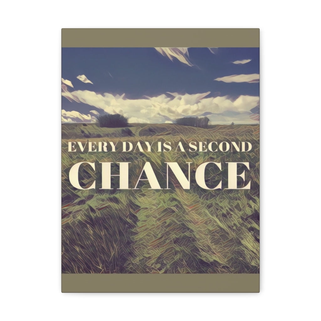 Inspirational Wall Art Everyday Is A Chance Motivation Wall Decor for ...