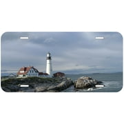 Lighthouse License Plate