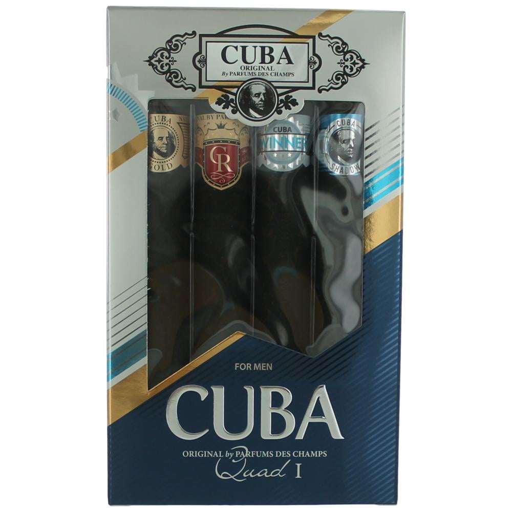 Click here for Cuba Quad I By Cuba  4 Piece Gift Set For Men 4.68... prices