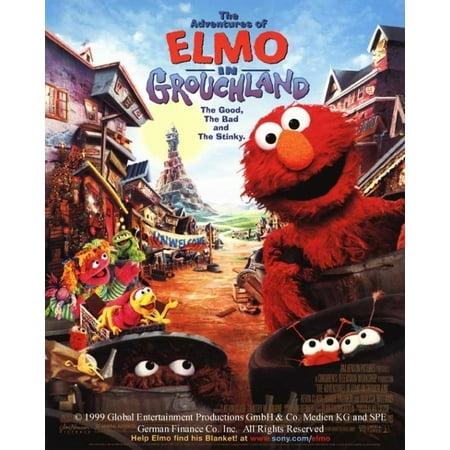 The Adventures of Elmo in Grouchland Movie Poster (11 x 17) - Walmart ...