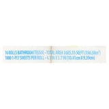 Great Value 1000 Bath Tissue Rolls, 16-Pack, Soft and Strong 1-Ply ...