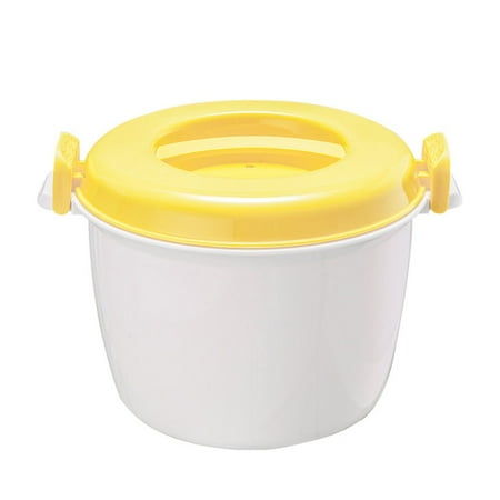 Microwave Rice Cooking Pot Pan Rice Cooker Steamer Cooking Soup Pot ...
