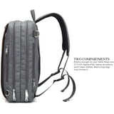 "CoolBELL 17.3"" Laptop Messenger, Convertible Backpack/Briefcase ...