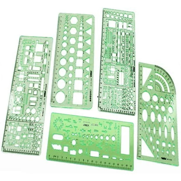 ZMLEVE DIY Sewing Ruler Tailor Set, French Curve Ruler, Plastic Dress ...