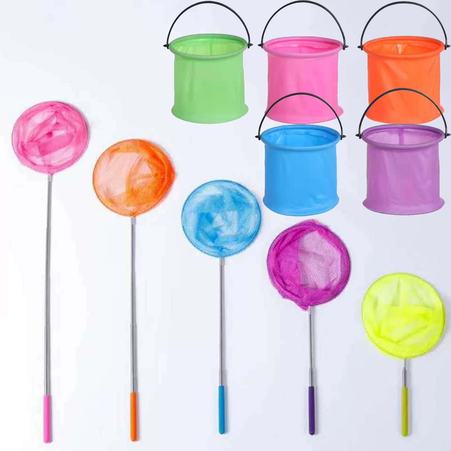 10PCS Bug Catching Nets for Kids,Collapsible Bucket - Walmart.com 10PCS Bug Catching Nets for Kids,Collapsible Bucket - Walmart.com