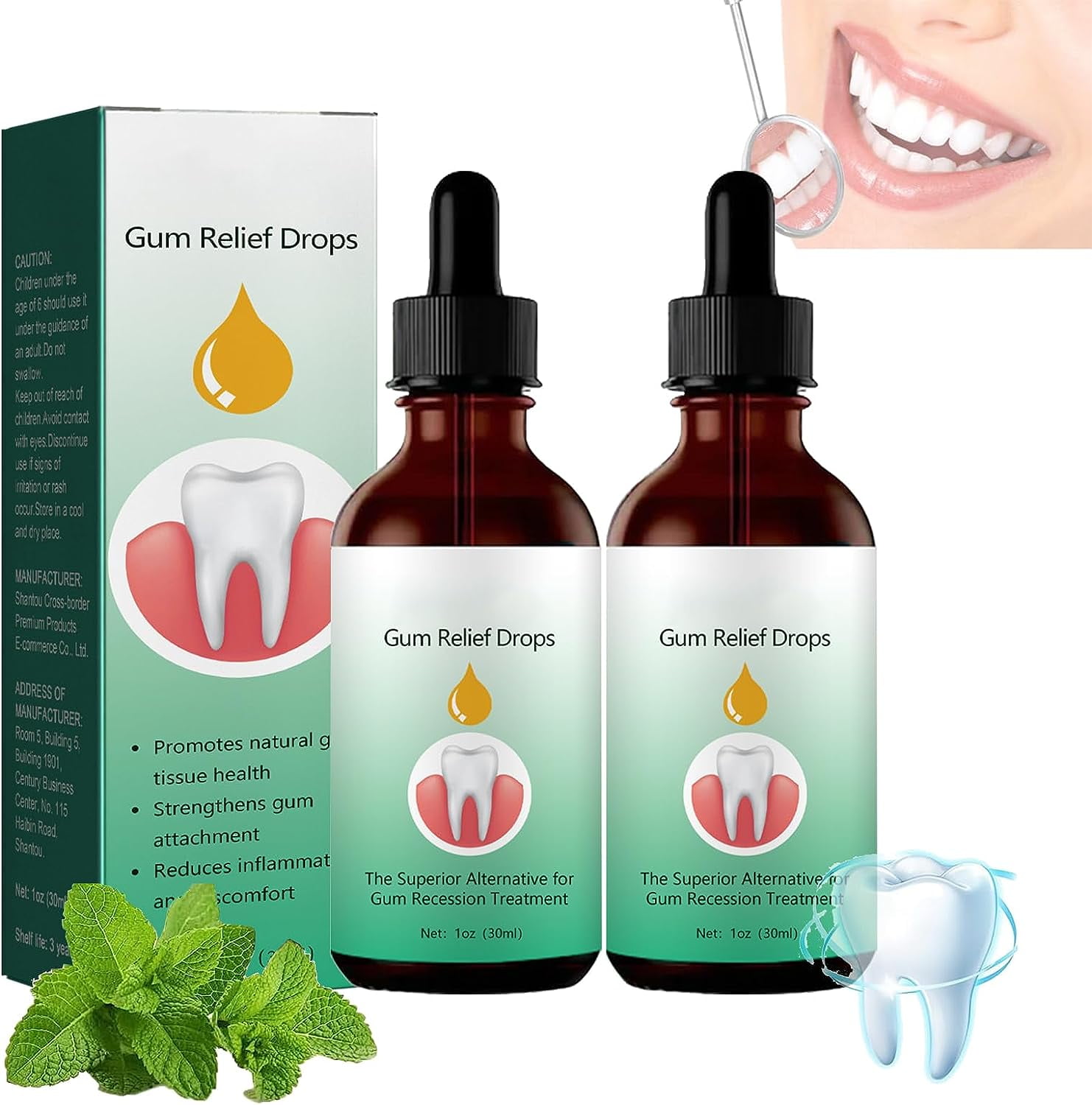 DentiZen Gum Regrowth Drops, Gum Treatment for Receding Gums, Oil ...