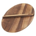 Soimiss Universal Cookware Lid Wooden Wok Lid Multi 1Pack for Steam ...