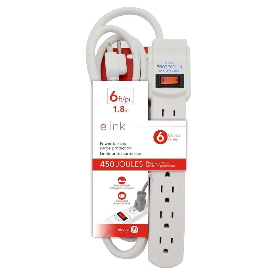 Click here for Elink El427 - 6 Outlet Power Bar With Surge Protec... prices