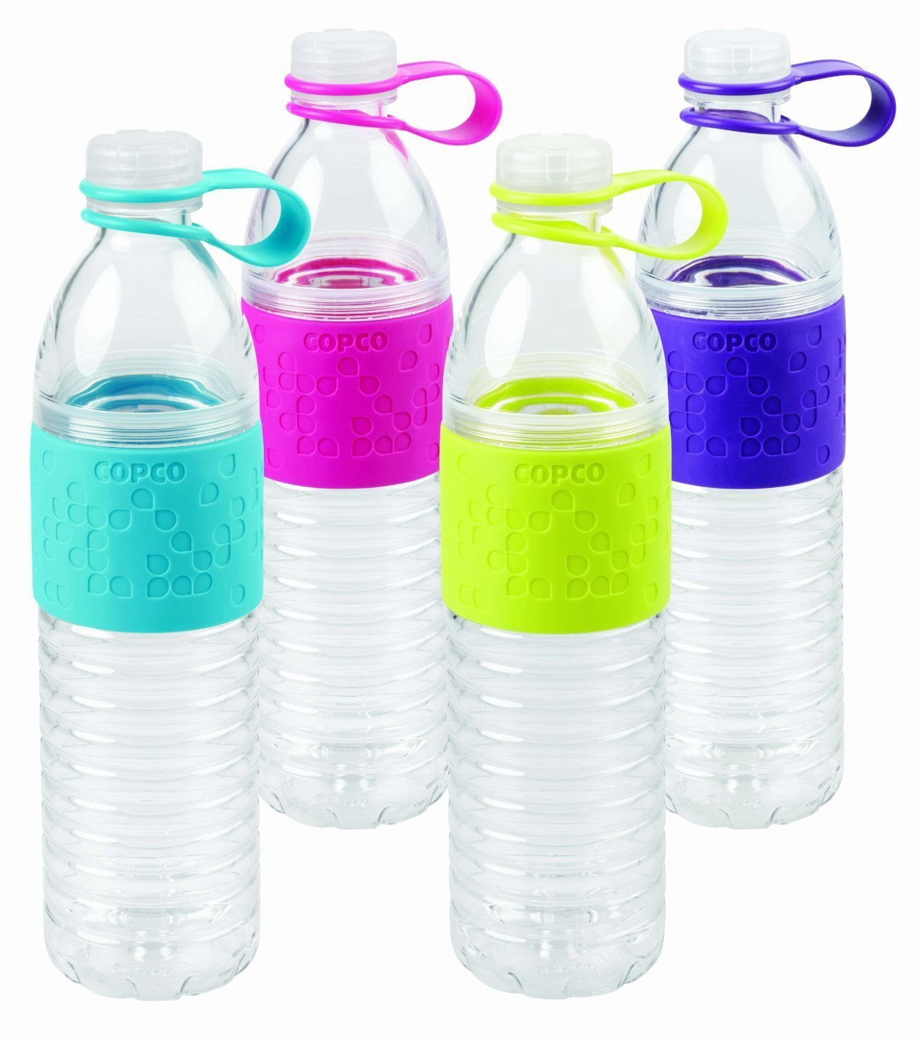 Copco Hydra Bottle, 20-Ounce, 4 pack, (Blue, Purple, Pink, Lime ...