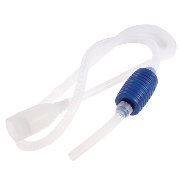 Unique Bargains Aquarium Fish Tank Cleaning Hand Pump Siphon 1.7M Long ...