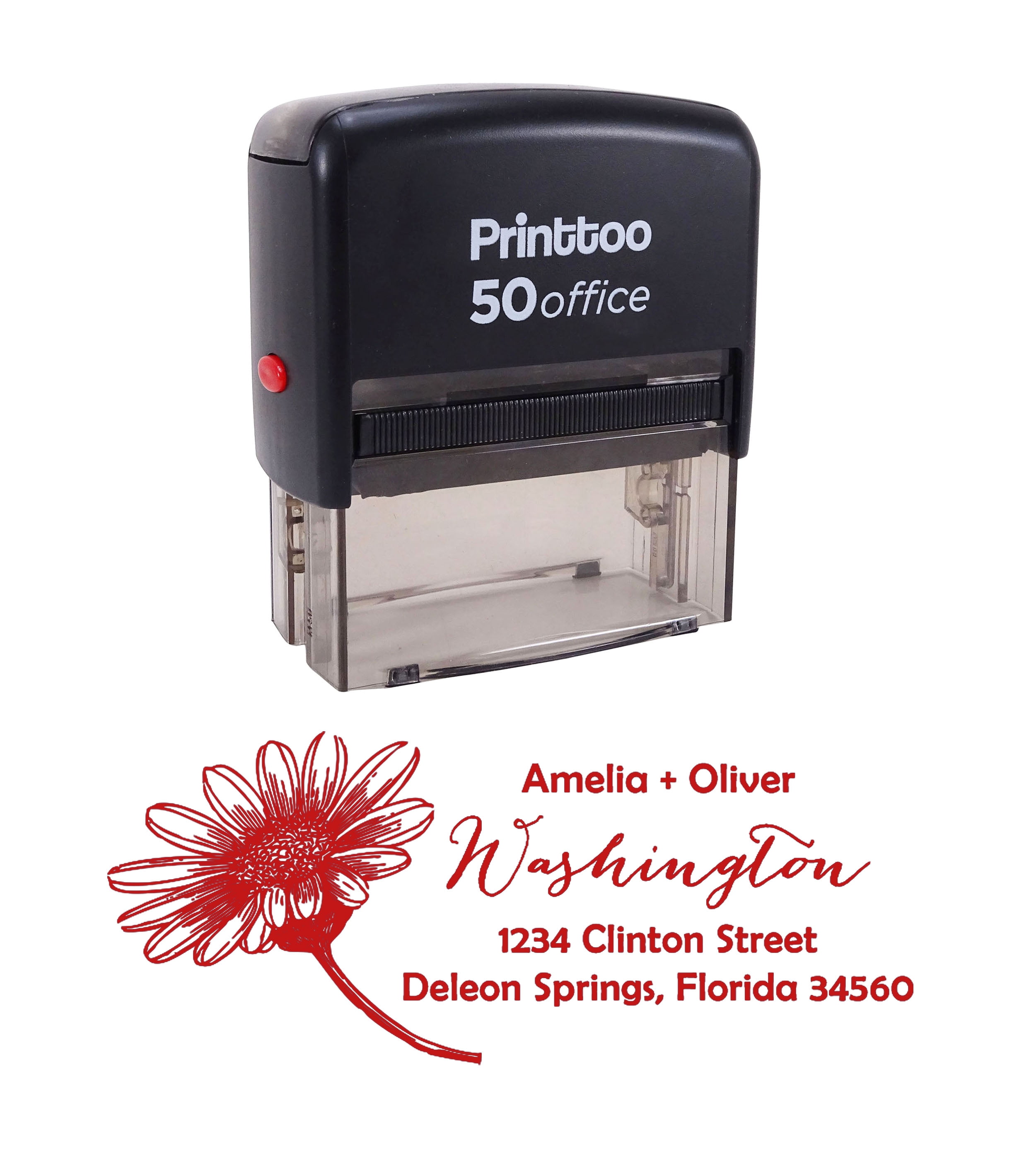 Printtoo Dater Stamp Self Inking With Shipped Text Office Stationery ...