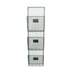 X-cosrack 3-Tier Hanging Wall File Organizer with Door Hooks and 6pcs S ...