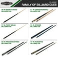 Classic Sport 58 in. Precision Strike 2-Piece Composite Shaft Billiard ...
