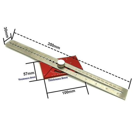 Multi-function Angle Scribing Ruler Scale Dividing Line Ruler ...