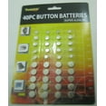 40 pc Super Alkaline Assorted Cell button batteries set AG1,AG3,AG4 ...