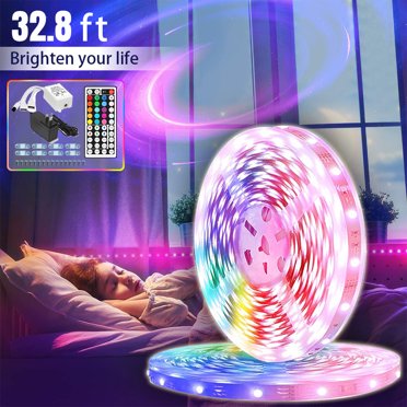 Strip Lights 16.4ft, RGB Color Changing LED Lights for Home, Kitchen ...