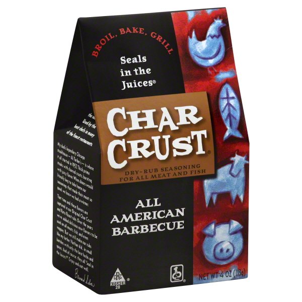 CHAR CRUST, RUB DRY ALL AMRCN BBQ, 4 OZ, (Pack of - Walmart.com