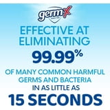Germ-X Advanced Hand Sanitizer with Pump, Alcohol & Moisturizers, Original Fresh Scent, 33.8 fl ...