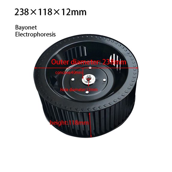 High pressure centrifugal wind wheel plastic wind wheel for Multi ...