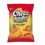 Cheez Doodles baked puffs, hot and honey flavored, cheese snacks, party ...