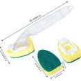 15 Pack Dish Wand Refill with 2 Handles, Non-Scratch Sponge ...